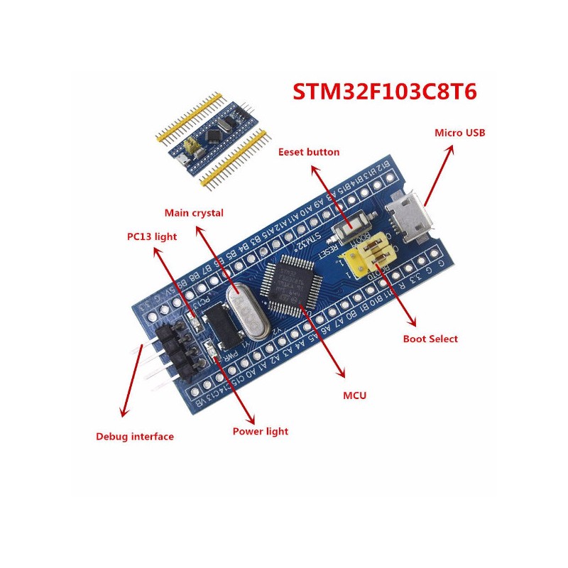 Tarjeta de Desarrollo STM32F103C8T6 ARM STM32