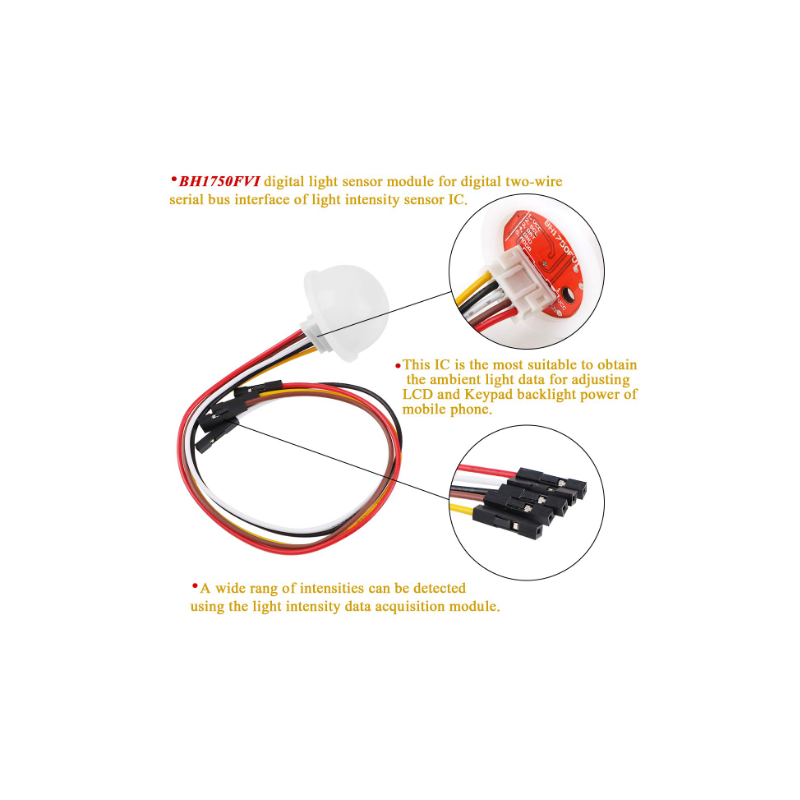Sensor digital de intensidad de luz BH1750FVI