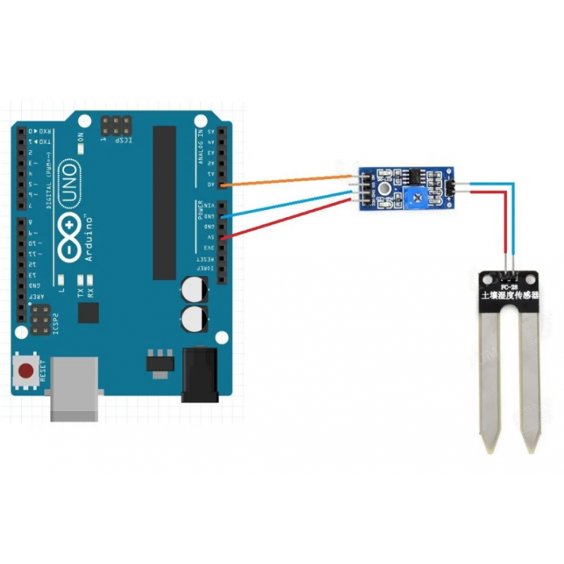 Modulo sensor de humedad del suelo HL-69 Modulo sensor de humedad del suelo HL-69