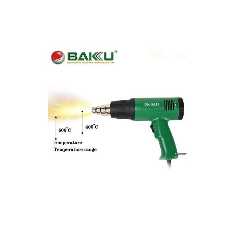 Pistola de calor 1600W BAKU BK-8033