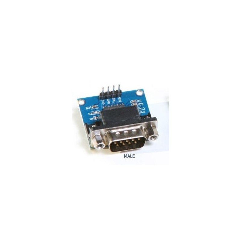 Adaptador serial RS232 a TTL hembra DB9