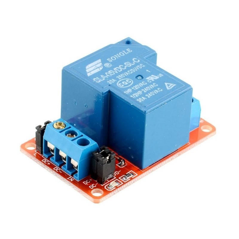 Modulo Rele 1 - 8 Canales 5/12V 30A Tipo 1 CANAL 5V