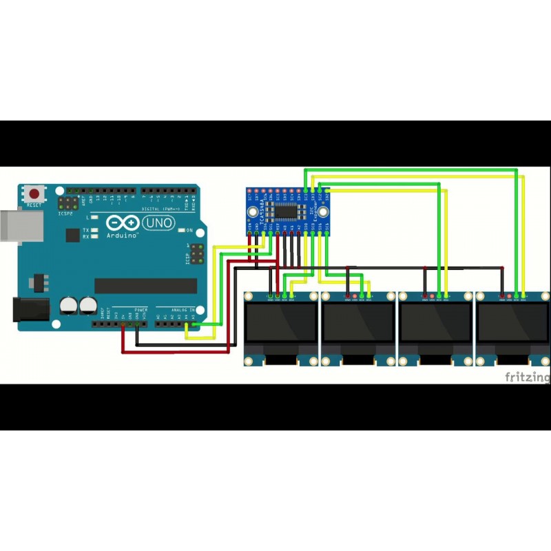 Multiplexor I2C 8 canales TCA9548A para arduino