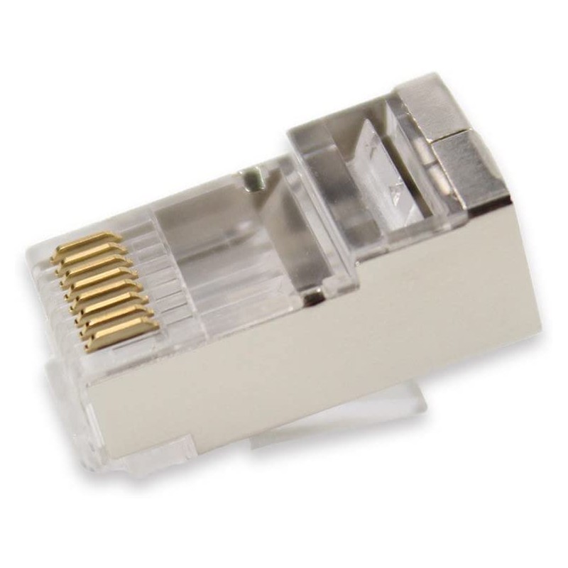 Conector RJ45 CAT 6 Metalico Protegido (2U)