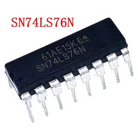 Circuito integrado Flip Flop SN74LS76N