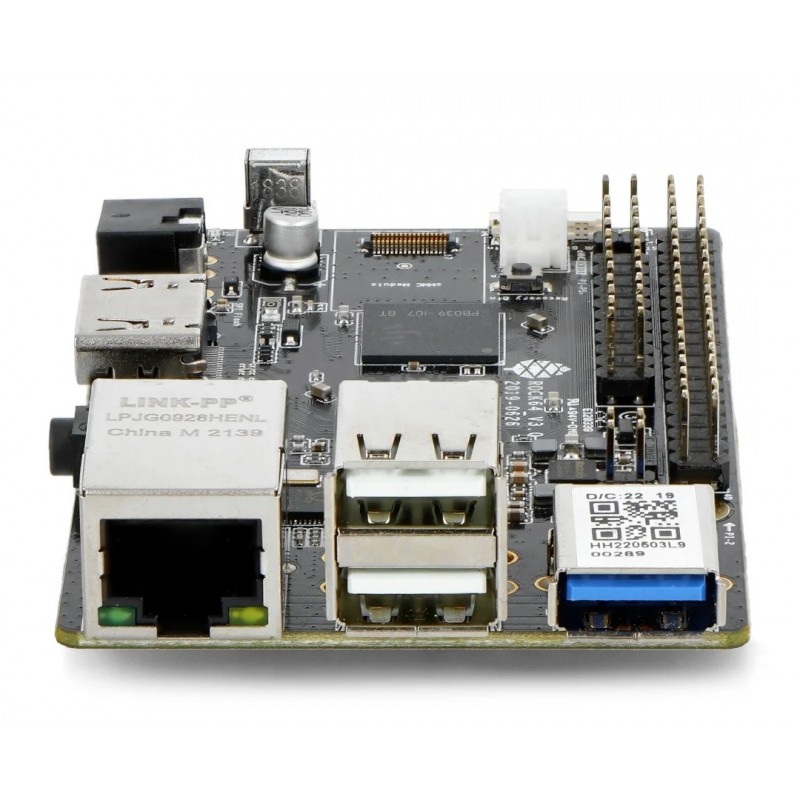 Pine64 ROCK64 con Rockchip RK3328 Cortex A53 Quad-Core 1.2GHz 4GB RAM Tipo Kit Pine64 Rock64 con ...