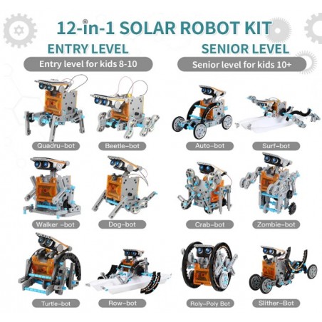 Robot Solar 12 en 1 STEM Lucky Doug (KIT)