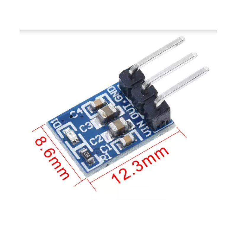 Modulo regulador de voltaje descendente 3.3V LDO 800MA AMS1117