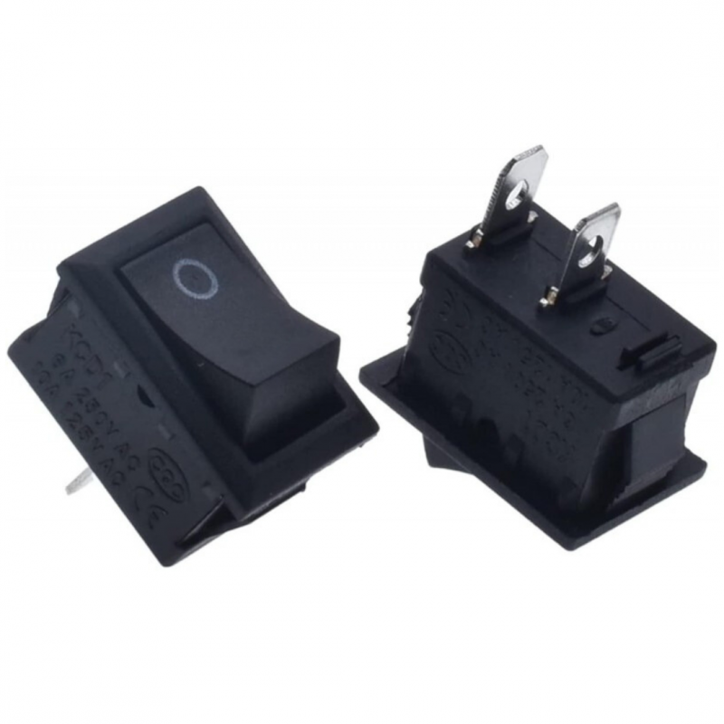 Mini interruptor push button 15x21mm 2 pines KCD1