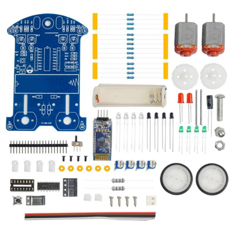 Carrito seguidor de línea DIY Hazlo tu mismo D2-6 con bluetooth Tipo ...