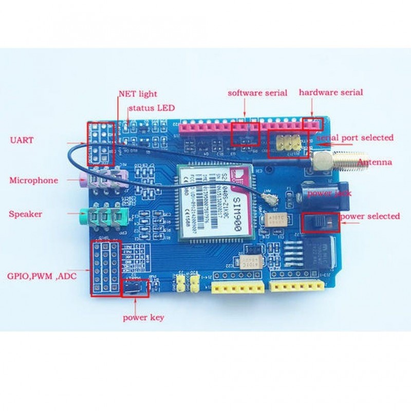 Modulo shield GSM / GPRS para arduino SIM900L