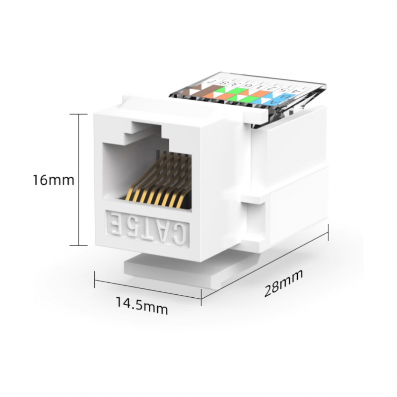 JACK RJ45 para PCB CAT 5e y 6e Tipo CAT 5E