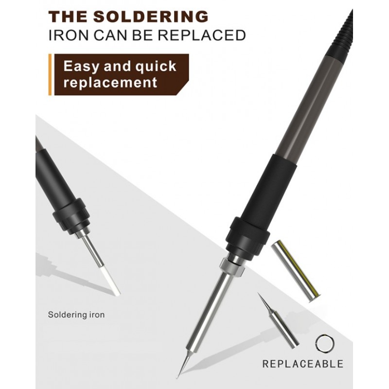 Estacion de Soldadura 2 en 1 BAKU BK-909D