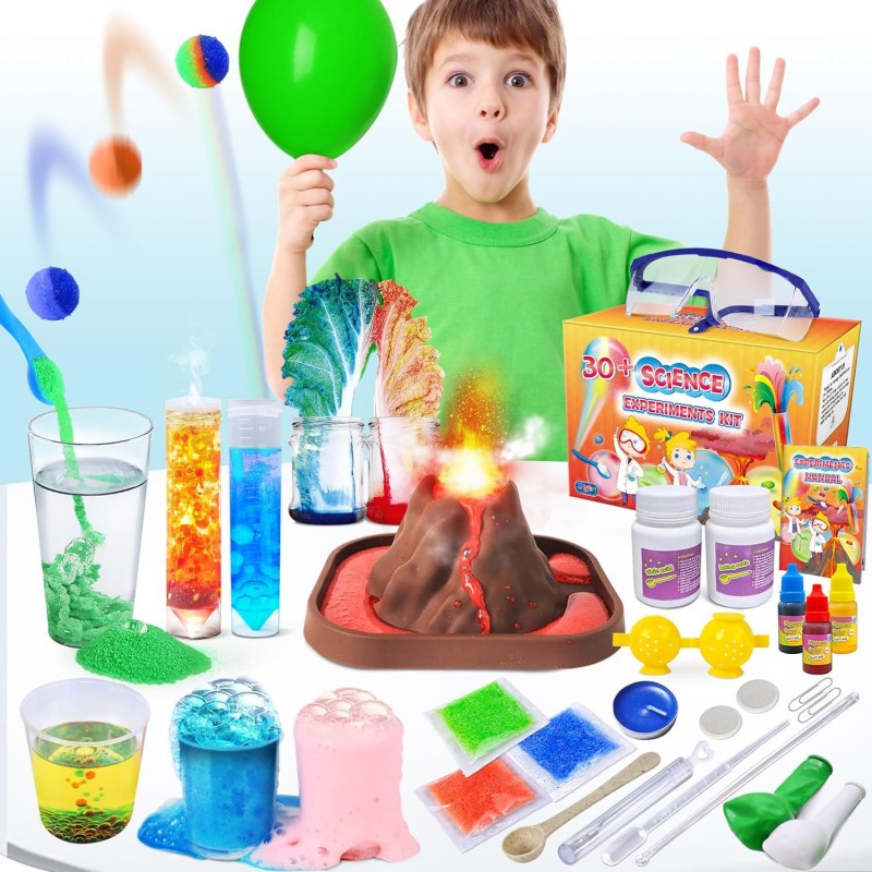 Kit de Ciencia STEM para niños 30 Experimentos Educativos