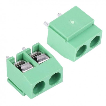 Terminal/ conector tipo bloque para PCB 2-3-4 pines 5mm (4U) Tipo 2 PINES