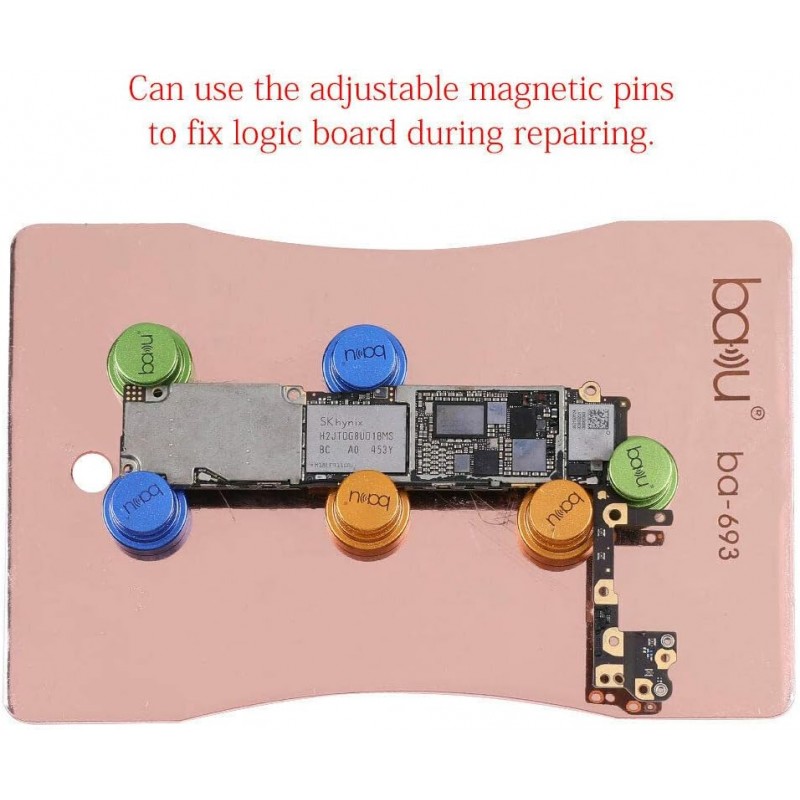 Placa su sujecion magnetica para PCB BAKU BA-693