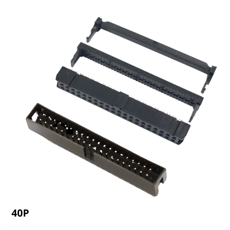 conector IDC para faja de datos 6 - 64 pines hembra - macho Tipo 6 PINES