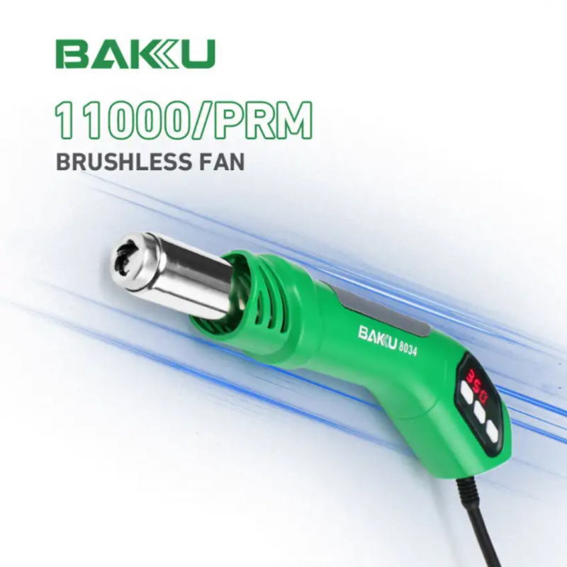 Pistola de calor portatil 650W BK-8034 BAKU