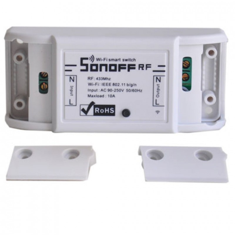 Relé de un canal RF 433Mhz y WIFI Sonoff