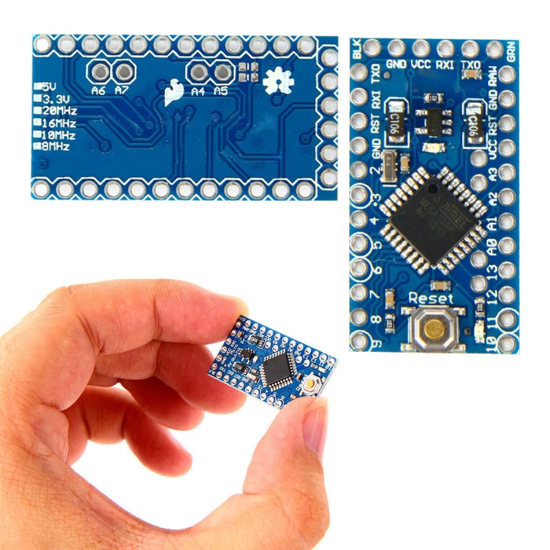 Tarjeta de Desarrollo Pro Mini 5V 16Mhz compatible con Arduino