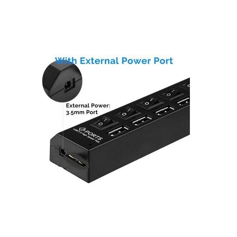 HUB de 7 puertos USB 3.0 Cantidad SIN FUENTE